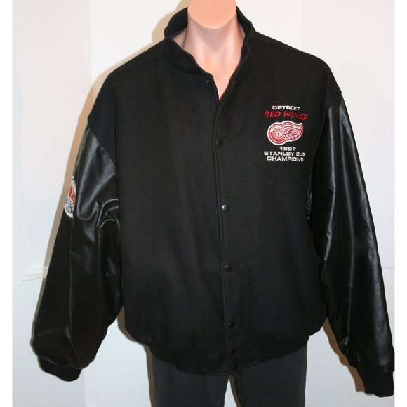 Identity Inc | Jackets & Coats | Red Wings Hockey Nhl Stanley Cup 997 ...